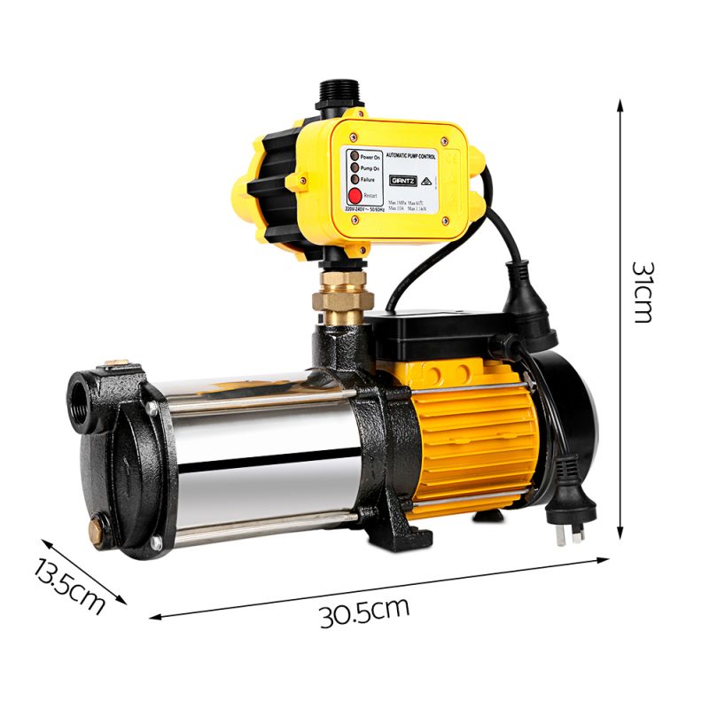 Giantz Water Pump High Pressure Multi Stage Copper Motor Garden Farm ...