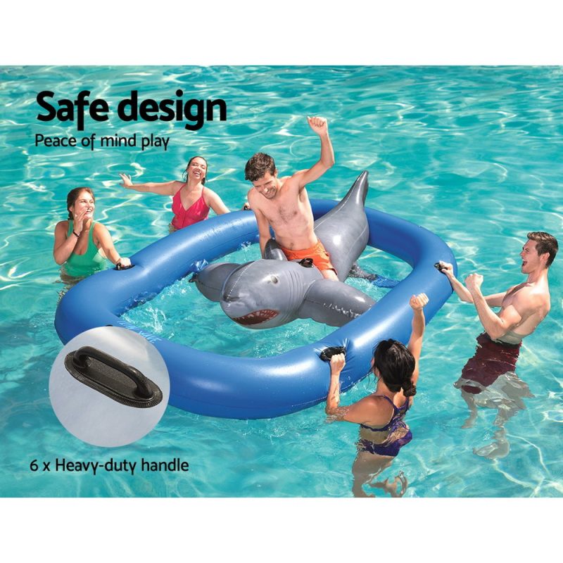 Bestway 3.1m Inflatable Pool Floating Raft Bull Riding Toy Raft Float ...