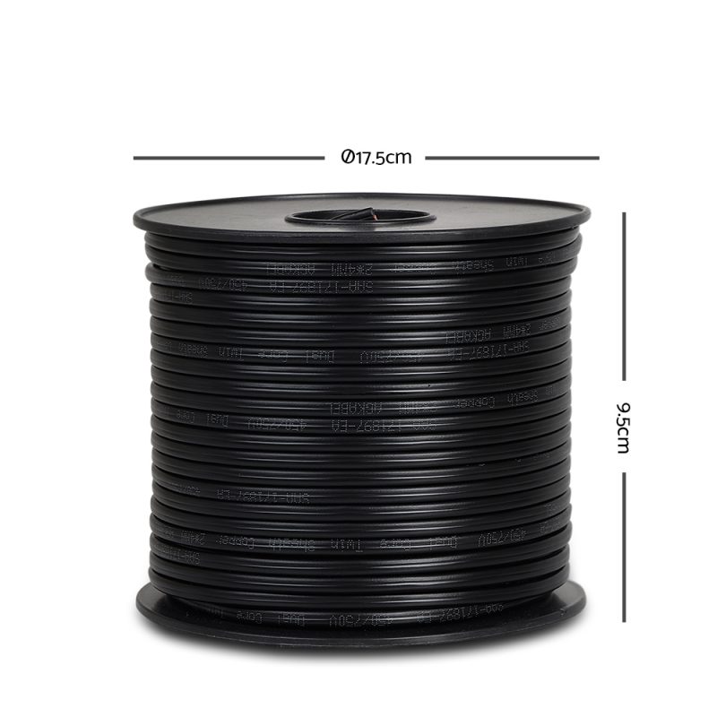 Twin Core Wire Electrical Automotive Cable 2 Sheath 450V 3MM 100M ...